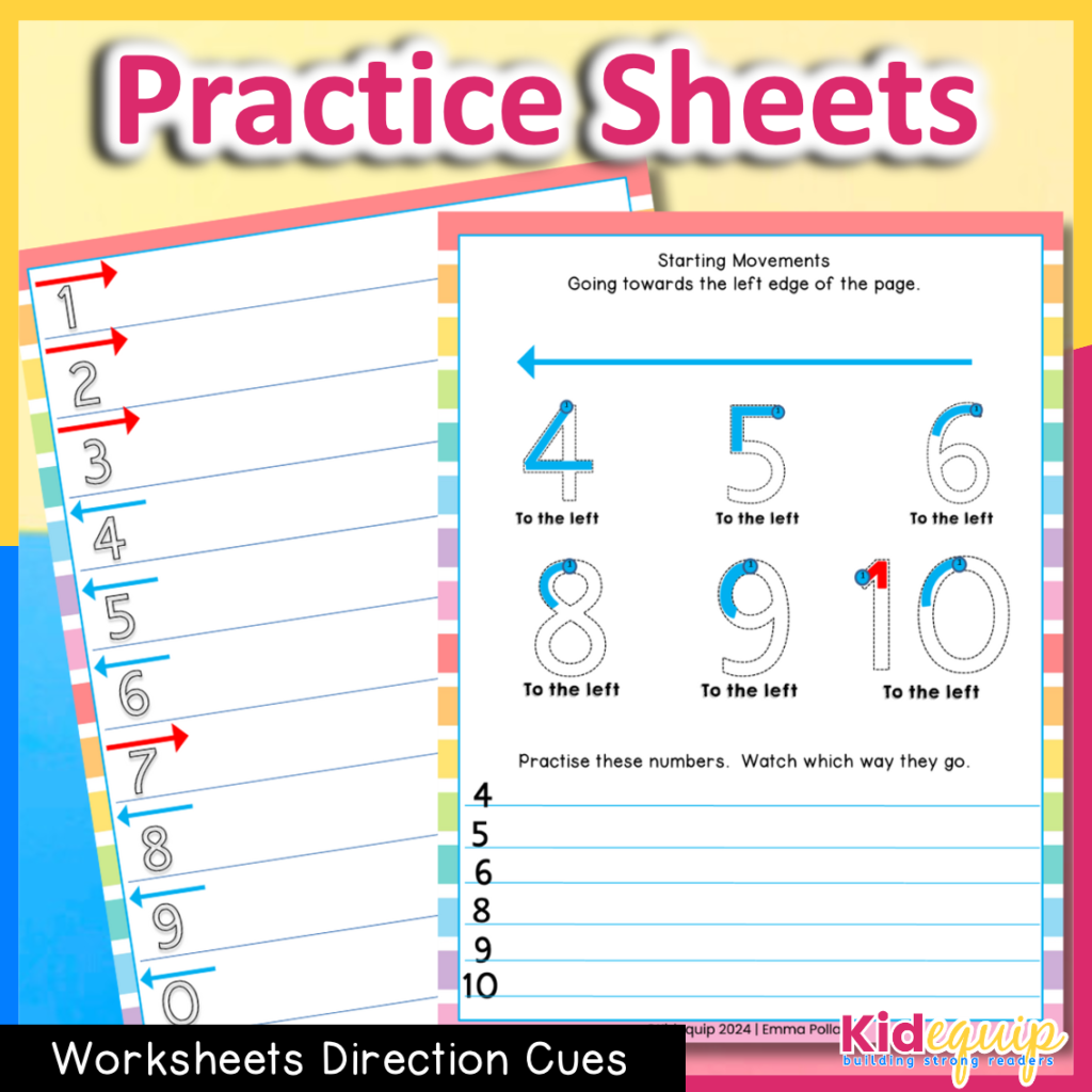 Number Reversals Worksheets - Kidequip